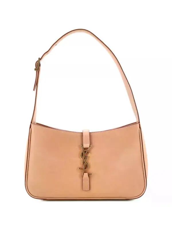 Saint Laurent Le 5 A 7 Small Hobo Bag - Neutrals