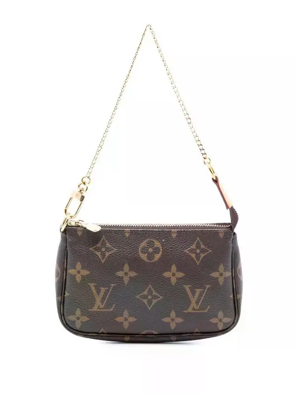 LOUIS VUITTON 2020 Monogram Mini Pochette Accessoires - Brown