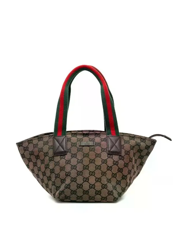 Gucci Gg Canvas Web Handbag