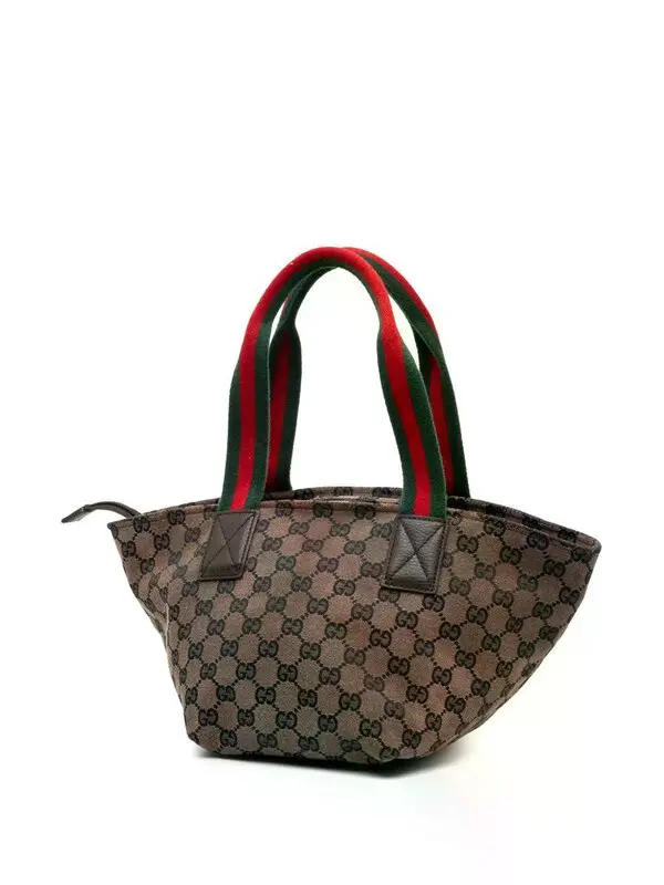 Gucci Gg Canvas Web Handbag
