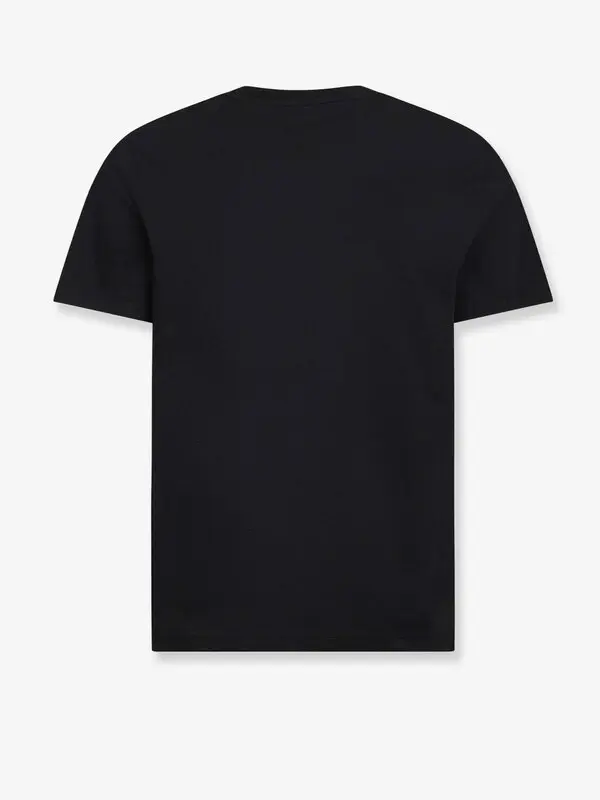 Moncler Cotton Tshirt With Printed Logo On The Front