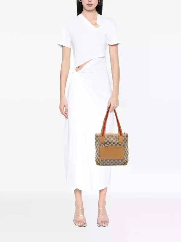 Gucci Gg Canvas Web Shoulder Bag