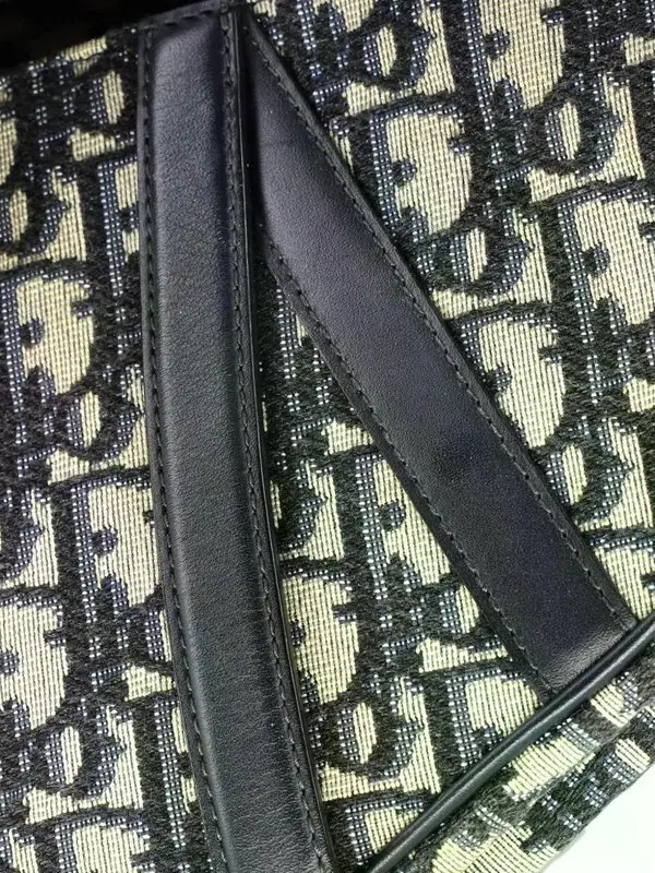 Dior Saddle Handbag Oblique Canvas Medium - Blue