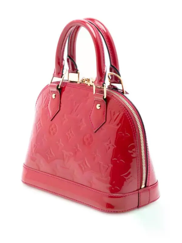 LOUIS VUITTON 2013 Monogram Vernis Alma Bb Satchel