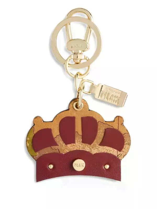ALVIERO MARTINI 1° CLASSE Crown Keyring - Brown