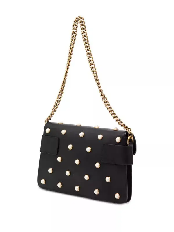 Gucci Mini Queen Margaret Broadway Leather Satchel - Black