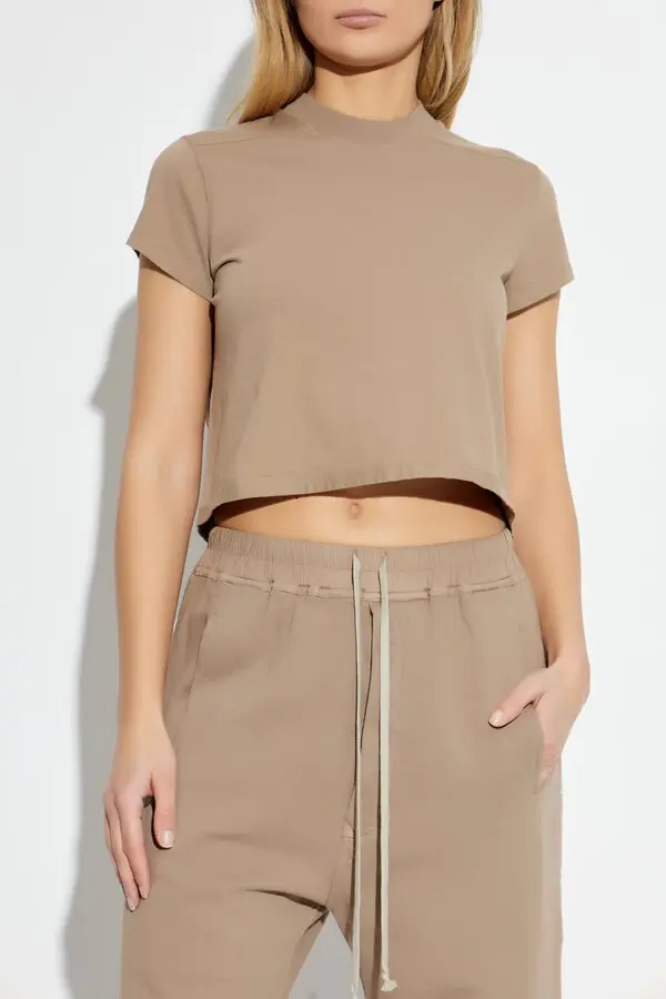Rick Owens Short T-shirt - Beige
