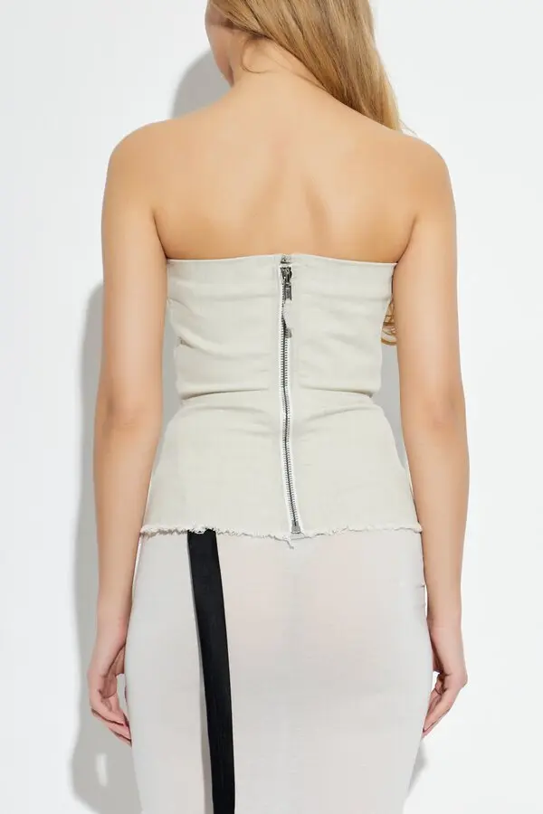 Rick Owens Vintage Effect Denim Top