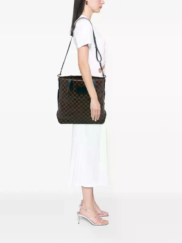 LOUIS VUITTON 2014 Damier Ebene Herald Satchel - Brown