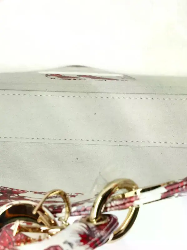 Dior Lady D-joy Printed Leather Small Satchel - Multicolour