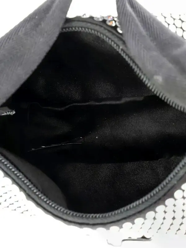 Prada Re-edition 2000 Crystal Embellished Mini Hobo Bag