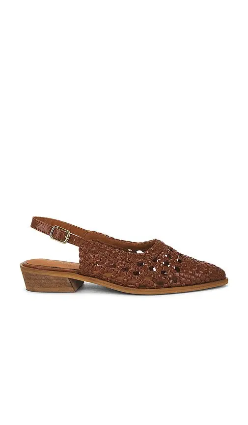 Seychelles Roxanne Slingback Flat - Tan