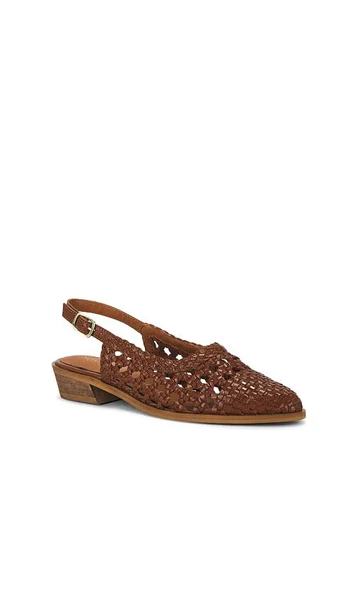 Seychelles Roxanne Slingback Flat - Tan