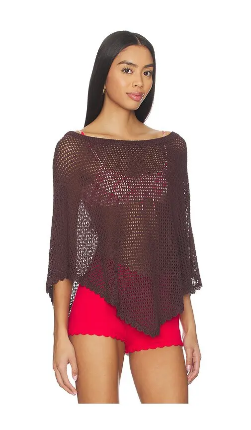 MORE TO COME Daleyza Poncho Top