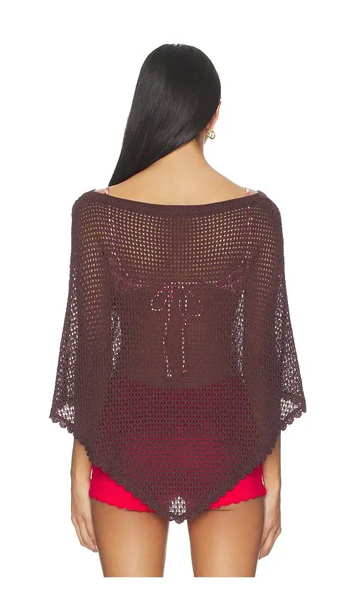 MORE TO COME Daleyza Poncho Top