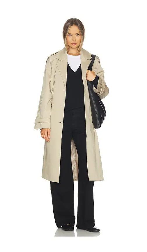 ANINE BING Maxi Trench Coat