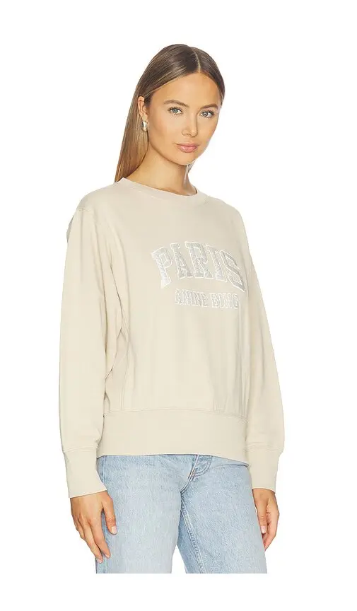 ANINE BING Harry Shrunken Sweatshirt Paris