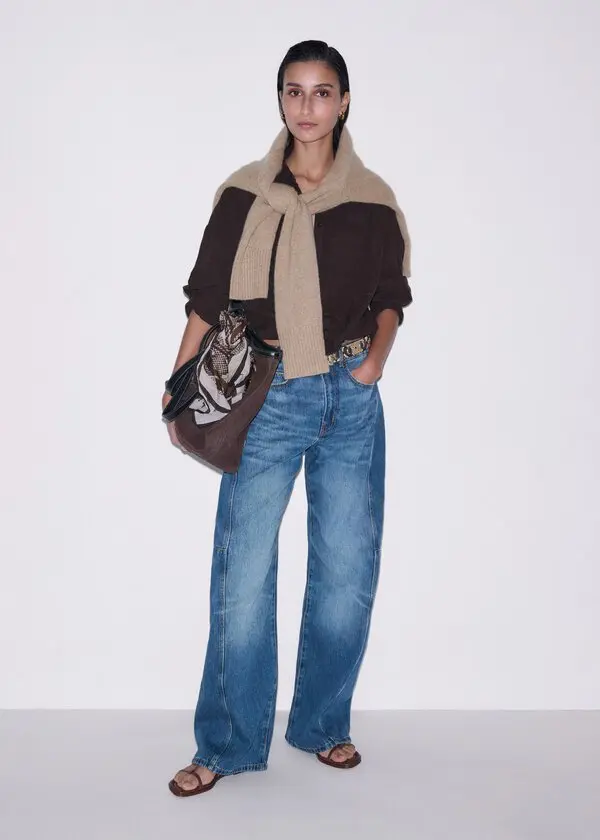 ME+EM Relaxed Cheesecloth Shirt