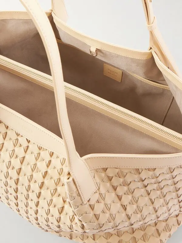 SERAPIAN Secret Large Woven Leather Tote