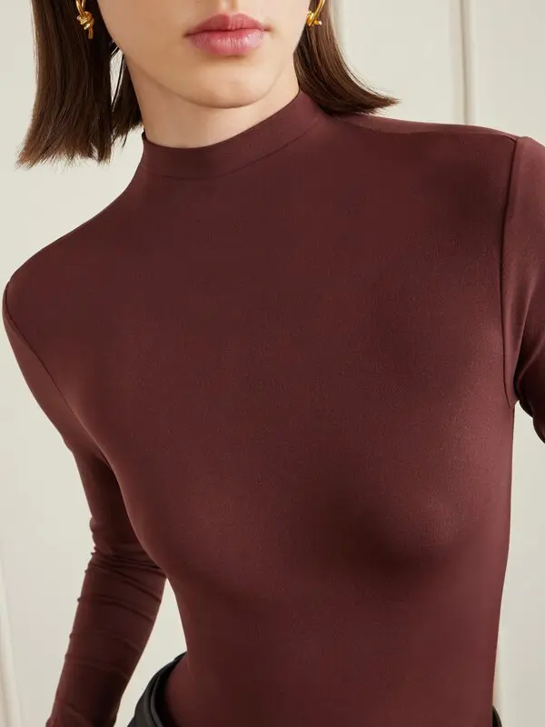 Wolford Stretch-jersey Bodysuit - Red