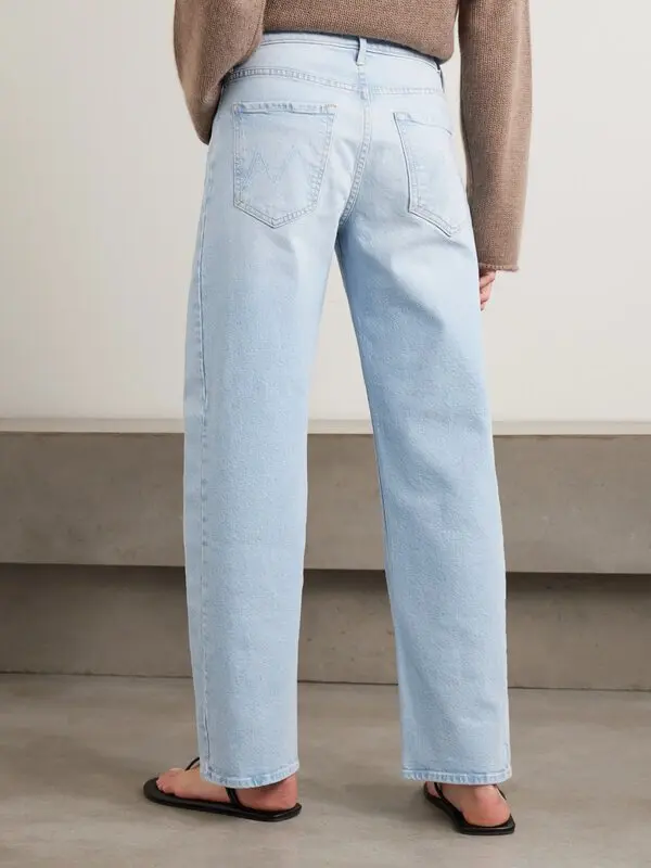 MOTHER The Half-pipe Hover Mid-rise Wide-leg Jeans