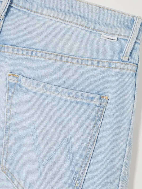 MOTHER The Half-pipe Hover Mid-rise Wide-leg Jeans
