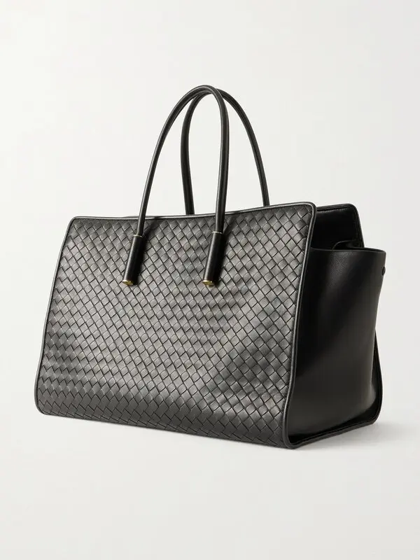 Bottega Veneta Barbara Intrecciato Leather Tote