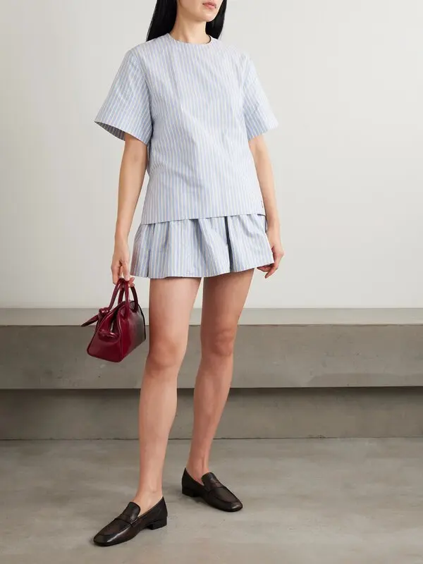 Rabanne Embellished Pleated Mini Skirt