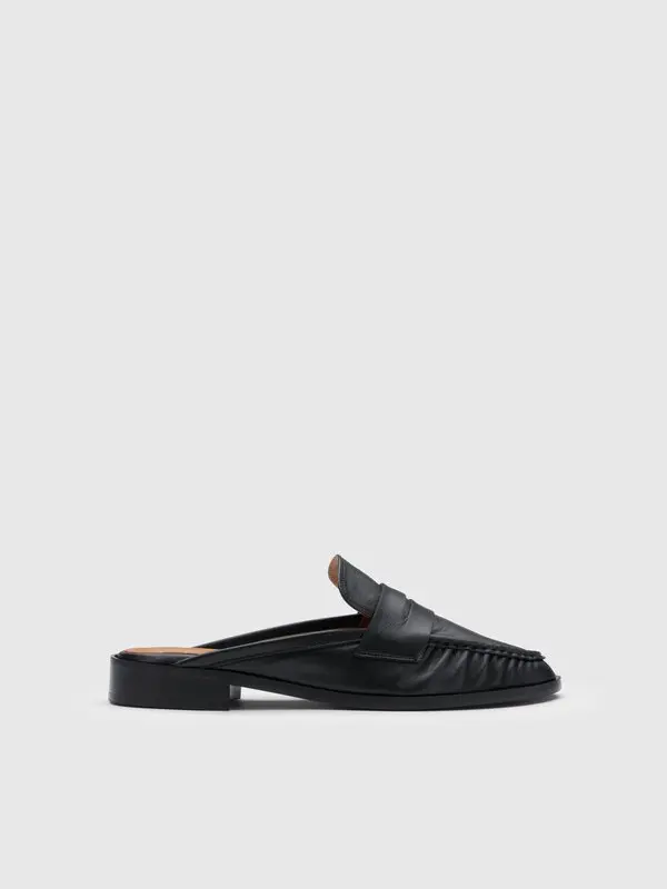 ATP ATELIER Capriana Nappa Slip-ins - Black