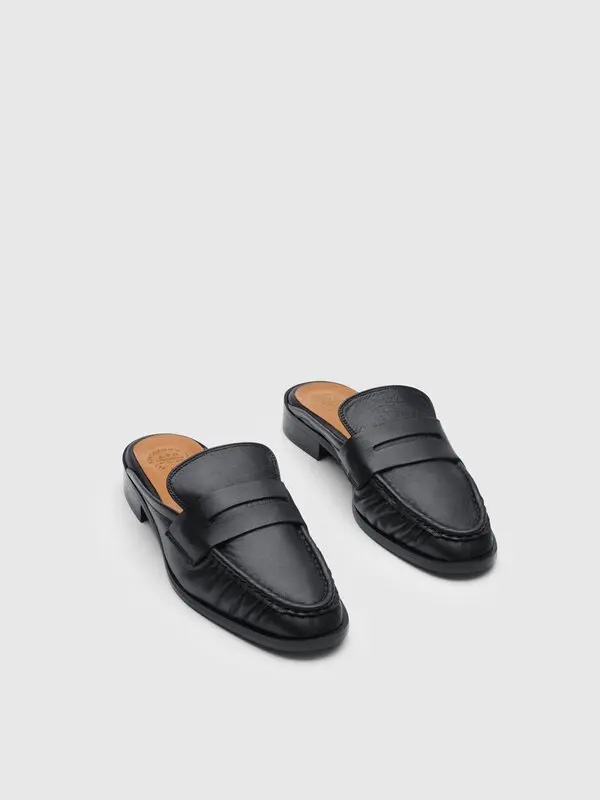 ATP ATELIER Capriana Nappa Slip-ins - Black