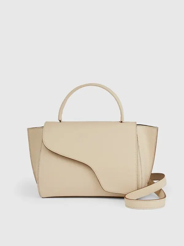 ATP ATELIER Arezzo Grained Leather Handbag