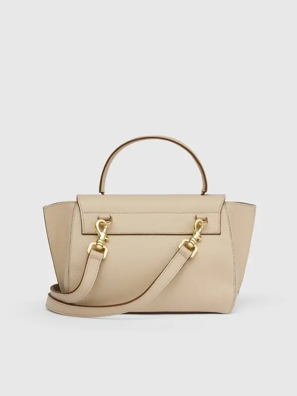 ATP ATELIER Arezzo Grained Leather Handbag