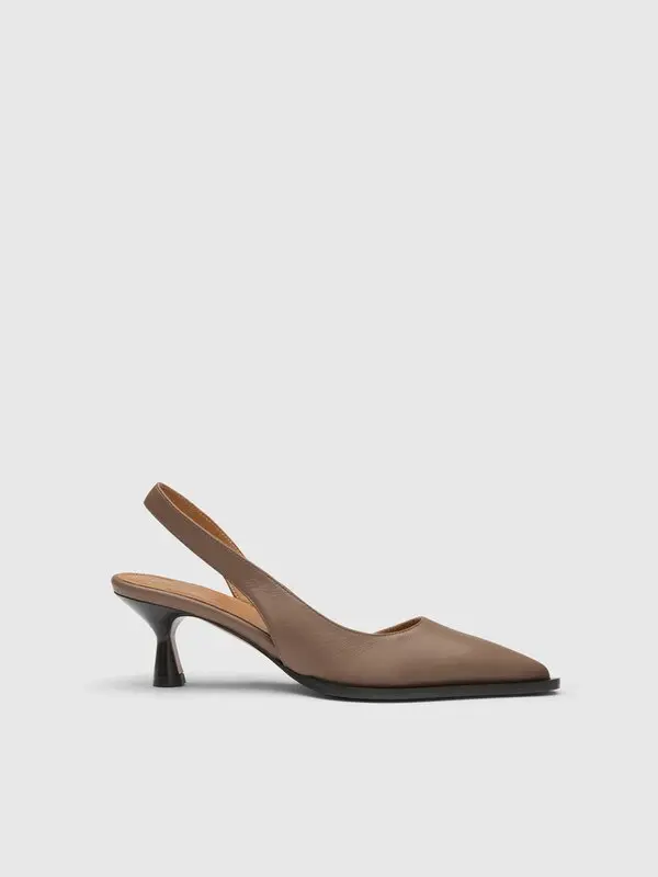ATP ATELIER Desana Nappa Slingbacks - Tahini