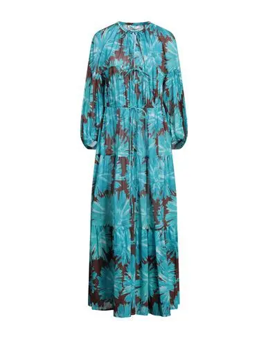 Liviana Conti Floral-print Maxi Dress - Azure