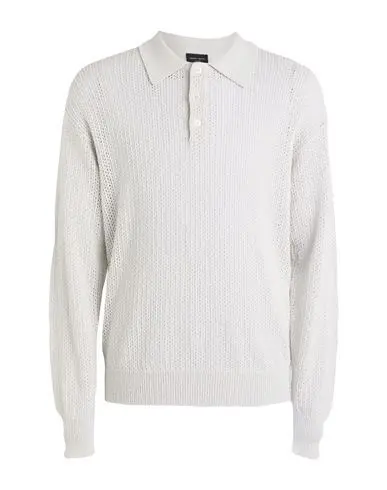 ROBERTO COLLINA Light Cotton-blend Knit Sweater - Light Grey