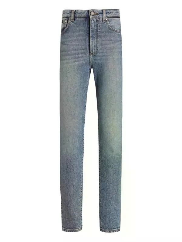 Dolce & Gabbana Logo-plaque Denim Jeans