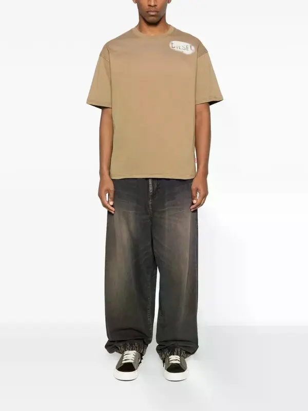 DIESEL® T-adjust-v2 Logo-detail T-shirt