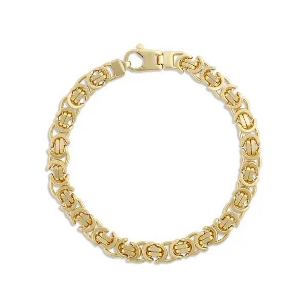 TOSCANO 14k Yellow Gold Byzantine Link Bracelet - Yg