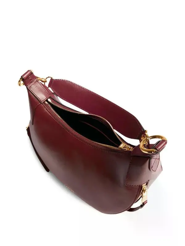 LANCEL Logo Zipped Shoulder Bag - Red