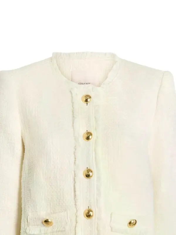Cinq À Sept Christie Fringed Jacket