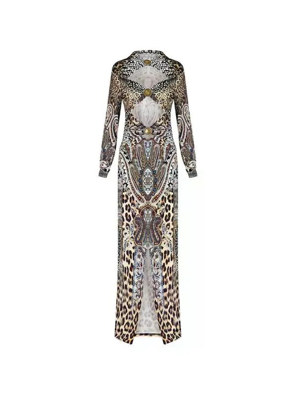 Camilla Animal-print Maxi Dress - Neutrals