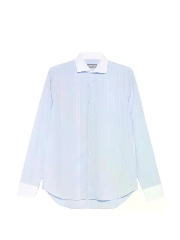Canali Striped Shirt - Blue