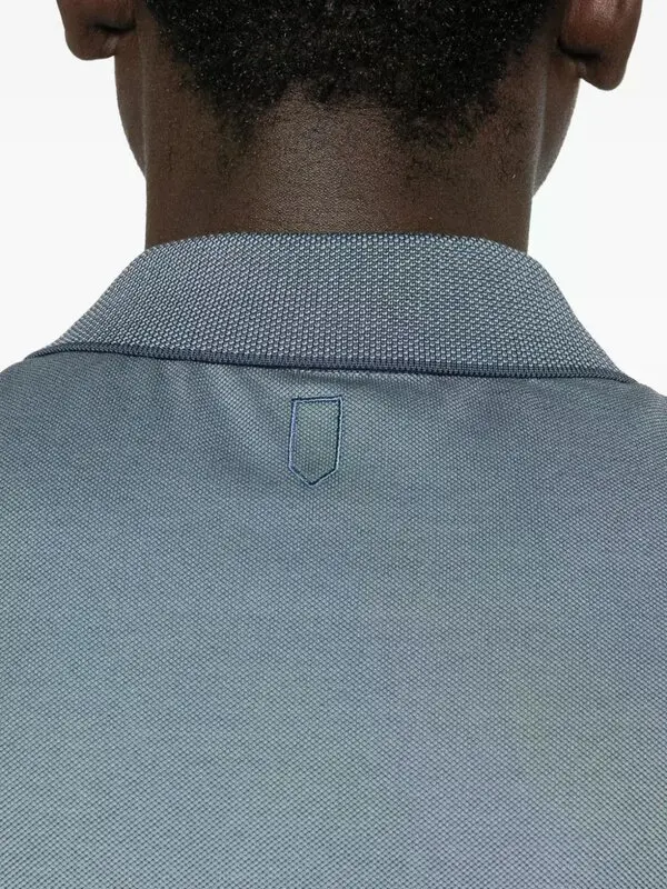 Canali Contrast-trim Polo Shirt