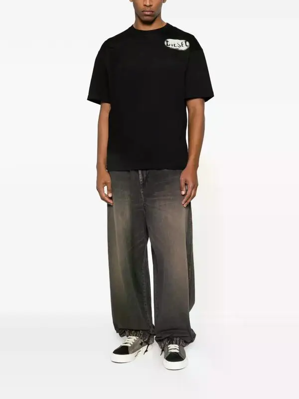 DIESEL® T-adjust-v2 Logo-detail T-shirt