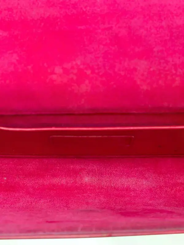 Saint Laurent 2013 Grain De Poudre Monogram Cassandre Clutch - Pink