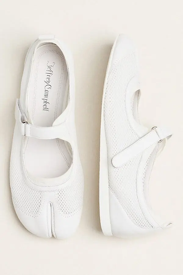 Jeffrey Campbell Thalion Split-toe Mary Janes - White