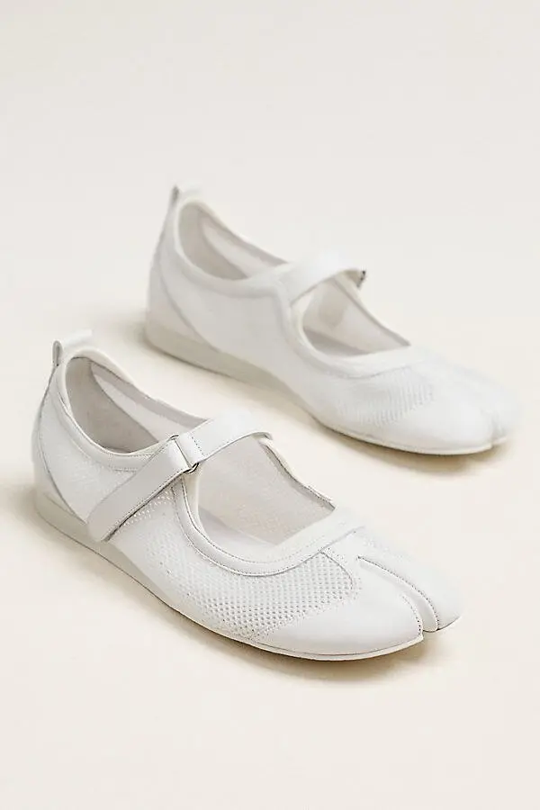 Jeffrey Campbell Thalion Split-toe Mary Janes - White