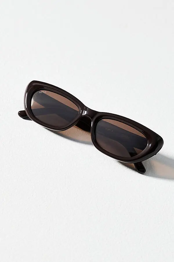 WMP EYEWEAR Quinn Slim Rectangle Sunglasses