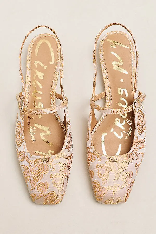 CIRCUS NY BY SAM EDELMAN Elara Slingback Flats - Blush Multi