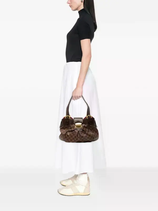 LOUIS VUITTON 2009 Damier Ebene Sistina Pm Shoulder Bag